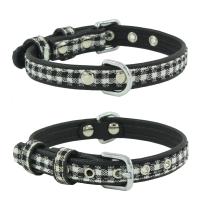 China Customized Print Personalized Logo Dog Collar Adjustable Pet dog Neck Belt for sale