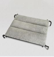 China Large Size Steel Tube Folding Comfortable Pet Bed Cot Elevated dog bed With Thickened Plush Cushions for sale