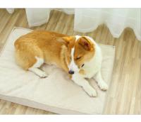 China Orthopedic Memory Foam Dog Bed Thick Waterproof Washable Pet Beds Mattress With Removable Cover for sale