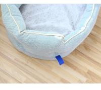 China Detachable Comfortable Pet Bed Round Orthopedic Dog Sofa Sponge Massage Deep Sleep for sale