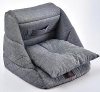 China 3 In 1 Folding Cat Cave Dir Resistant Comfortable Pet Bed Grey Cat Bed House for sale