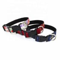 China Printed Sakura Suede Substrate Puppy Dog Collar Leash Harness Set With D Rings Japanese Style for sale