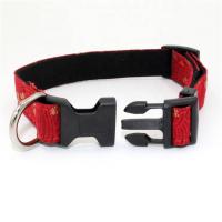 China Printed Sakura Suede Substrate Puppy Dog Collar Leash Harness Set With D Rings Japanese Style for sale