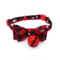 China BSCI Collar Leash Harness Set Bell Breakaway Adjustable Safety Christmas Cat Collar for sale