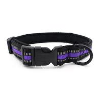 China Neoprene Lining dog Collar Leash Set Reflective Webbing Quick Release Buckle Collar With Traction Rope Set Dog Leash for sale