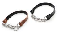 China Personalized Popular Small Big Dogs Leather Collar Chain Necklace Dog Collar for sale
