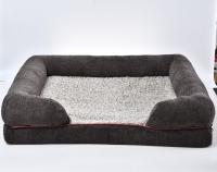 China Waterproof Lining Large Luxury Orthopedic Dog Bed Sofa couch With Removable Washable Cover for sale