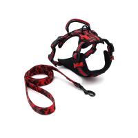 China Fashionable Reflective Breathable Soft Air Mesh Chest Strap Traction Rope Set Dogs Vest Leash for sale