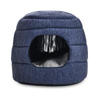 China 2 in 1 Foldable Cat Bed Sustainable Breathable Animal Cat Tent House Cat Cave Carriers for sale