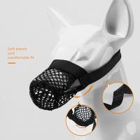 China Anti-misfeeding Durable Adjustable High quality Breathable Dog Muzzles Comfortable Dog Mouth Cover for sale