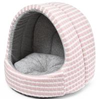 China Portable Kitten Comfortable Pet Bed Cotton Felt Cat Cave Bed Nest Customizable Cat House for sale