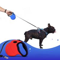 China Non-slip Handle Nylon Retractable Reflective Dog Leash Rope Leash for Dog Accesorios Para Mascotas for sale