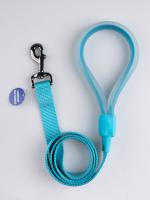 China Silicone Handle Durable Nylon Dog Leashes Training And Walking Dog Rope Leash for sale