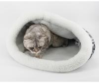 China Outdoor And Indoor Cats Dogs Comfortable Pet Bed Lamb Plush Puppy Dog Sleeping Bag for sale