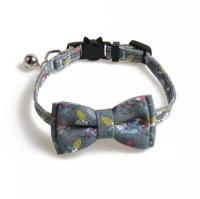 China Adjustable Pet Cat Collar Breakaway with Cute Bow Tie and Bell for Kitty and Some Puppies for sale