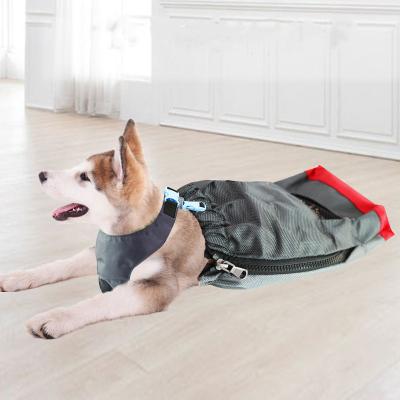 China Breathable Dog Drag Bag for Paralyzed Pets Carrier Bag Protect Chest Limbs 100g for sale