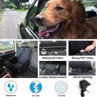 China Upgrade Portable Dog Booster Car Seat With Clip On Safety Leash Waterproof 1000g for sale