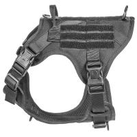 China Tactical Military Vest Dog Harness With Tactical Buckle ODM Molle Safety for Service & Training Military Dog Vest for sale