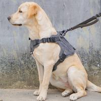 China Tactical Military Vest Dog Harness With Tactical Buckle ODM Molle Safety for Service & Training Military Dog Vest for sale