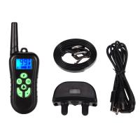 China Electric Pet Training Products Adjustable Vibration Shock Dog Training Collar With Remote 340g for sale