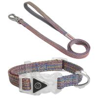 China Led Dog Pet Collars Leash Set Adjustable Decorative Nylon Rope Dog Leash Reflective Dog Leash for sale