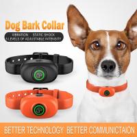 China Sustainable Stop Barking Dog Collar Harmless Lightweight Training Smart Deterrent Devices 190g for sale