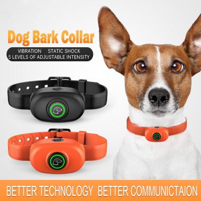 China Sustainable Stop Barking Dog Collar Harmless Lightweight Training Smart Deterrent Devices 190g for sale