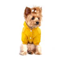 China Outdoor Reflective Pet Raincoat Unique luminous Rain Jackets With Storage Bag For Dogs for sale