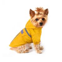 China Outdoor Reflective Pet Raincoat Unique luminous Rain Jackets With Storage Bag For Dogs for sale