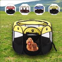 China 900g Foldable Puppy Playpen With Carrying Case Exercise Kennel Dogs Cats Indoor / Outdoor for sale