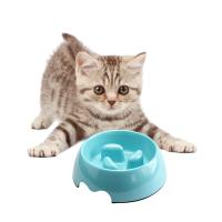 China Portable Puppy Dog Bowl Non Slip Pet Plastic Slow Eating Dog Bowl for sale