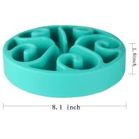 China Non Slip Pet Slow Feeder Bowls 20.5*3.5cm For Cats Dogs for sale