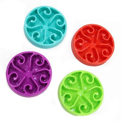 China Non Slip Pet Slow Feeder Bowls 20.5*3.5cm For Cats Dogs for sale