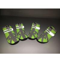 China Professional Non Slip Rubber Sole Dog Hiking Shoes Reflective Puppy Hiking Boots for sale