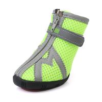 China Professional Non Slip Rubber Sole Dog Hiking Shoes Reflective Puppy Hiking Boots for sale