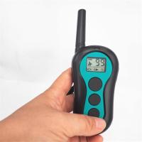 China Waterproof Rechargeable Pet Training Products Remote Control Electric Shock Collar For Dogs for sale