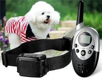 China Remote Non Barking Pet Training Products Stop Barking Vibrating Dog Collar With Sound for sale