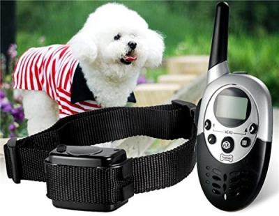 China Remote Non Barking Pet Training Products Stop Barking Vibrating Dog Collar With Sound for sale