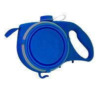 China 5 IN 1 Portable Nylon Pet Leash Dogs Travel Water Bottle BSCI Foldable Pet Bowl for sale