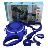 China 5 IN 1 Portable Nylon Pet Leash Dogs Travel Water Bottle BSCI Foldable Pet Bowl for sale