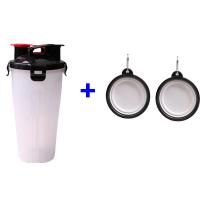 China Hallupets Portable Pet Travel Leak Proof Dog Water Bottle For Hiking Walking for sale