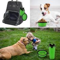 China Green Portable Water Dispenser Dog Outdoor Water Bottle For Dogs Walking Hiking for sale