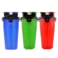 China Collapsible Bowls Dog Drinking Water Bottle SEDEX 2-In-1 For Pets Walking Traveling for sale