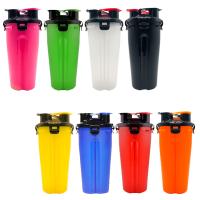 China Portable Water Bottle 2 in 1 for Dogs Outdoor Walking with Collapsible Bowl for sale