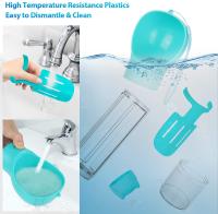 China Hallupets Portable Dog Water Bottle Leak Proof 4 In 1 For Drinking And Eating Combo Cup for sale
