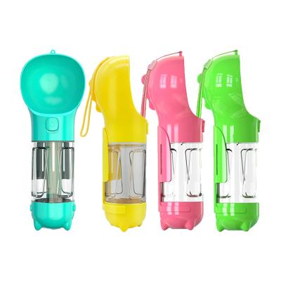 China BSCI Leak Proof 2 In 1 Dog Water Bottle Puppy Water Dispenser with Poop Shovel for sale
