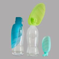 China BSCI 20oz Foldable Water Bottle For Dogs With Silicone Bowl Flips for sale