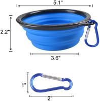 China Lightweight Portable Dog Collapsible Bowl for Outdoor Water Food Feeding for sale