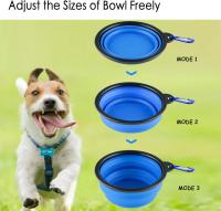 China Lightweight Portable Dog Collapsible Bowl for Outdoor Water Food Feeding for sale