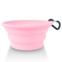 China Outdoor Silicone Travel Water Bowl For Dogs Cat Dog Food And Water Bowl for sale